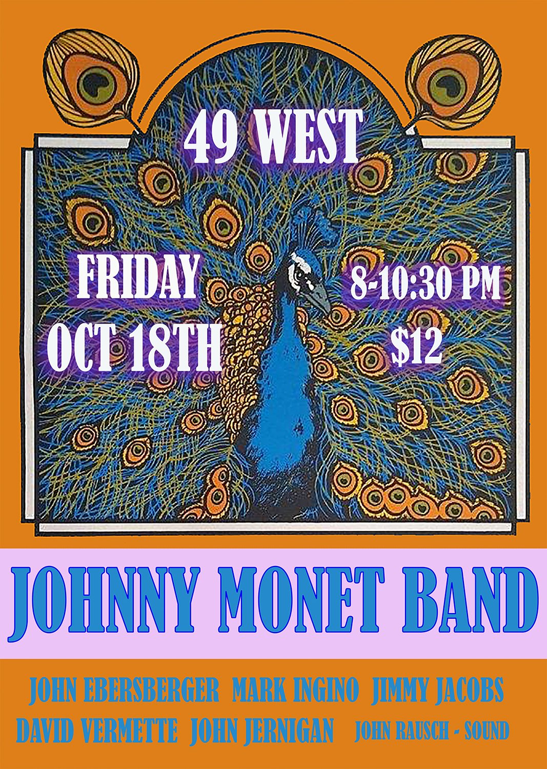 The Johnny Monet Band - 49 West - Coffeehouse, Winebar & Gallery ...